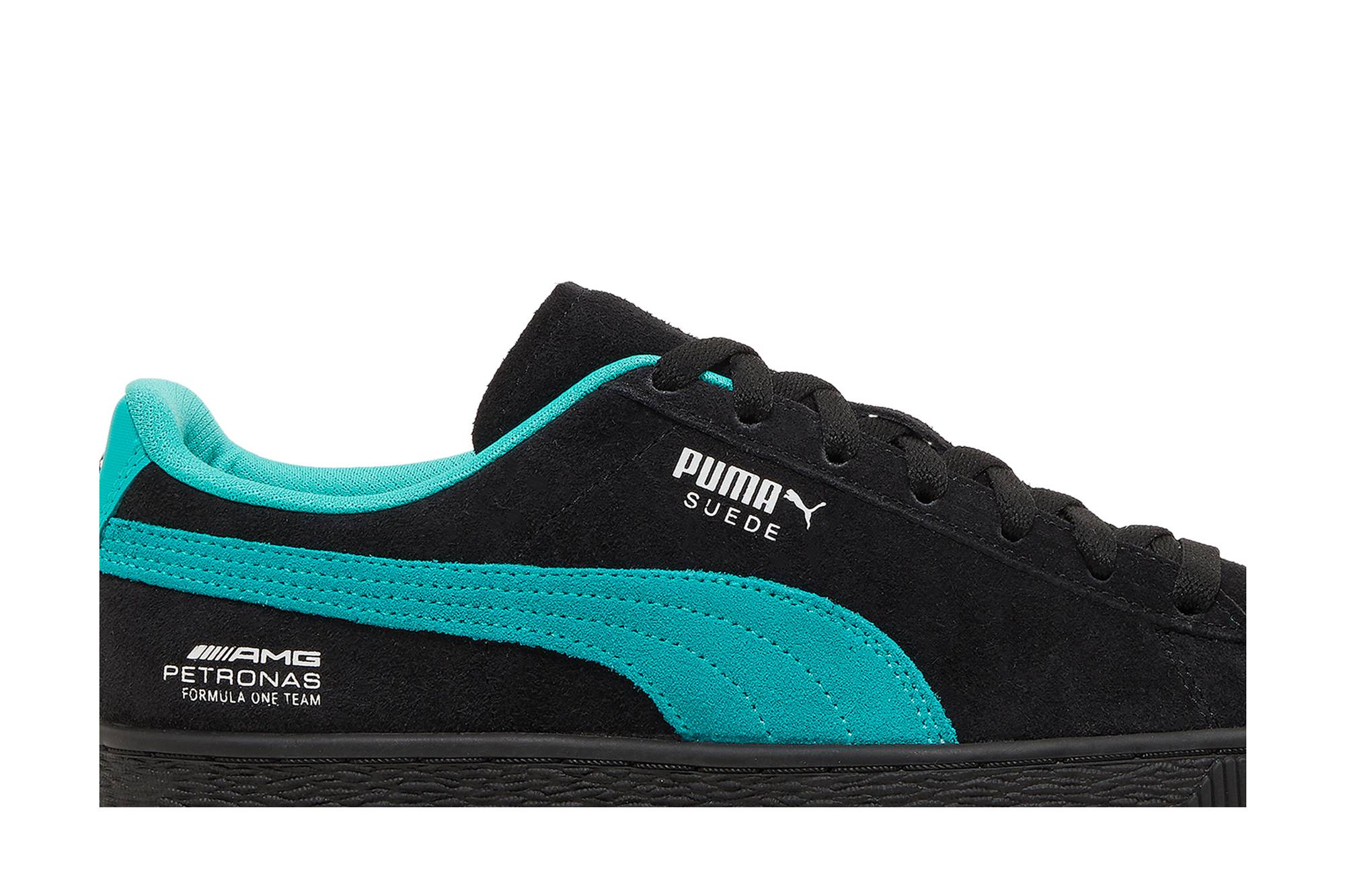 Buy Mercedes-AMG Petronas F1 x Puma Suede 'Black Spectra Green' 307131 ...