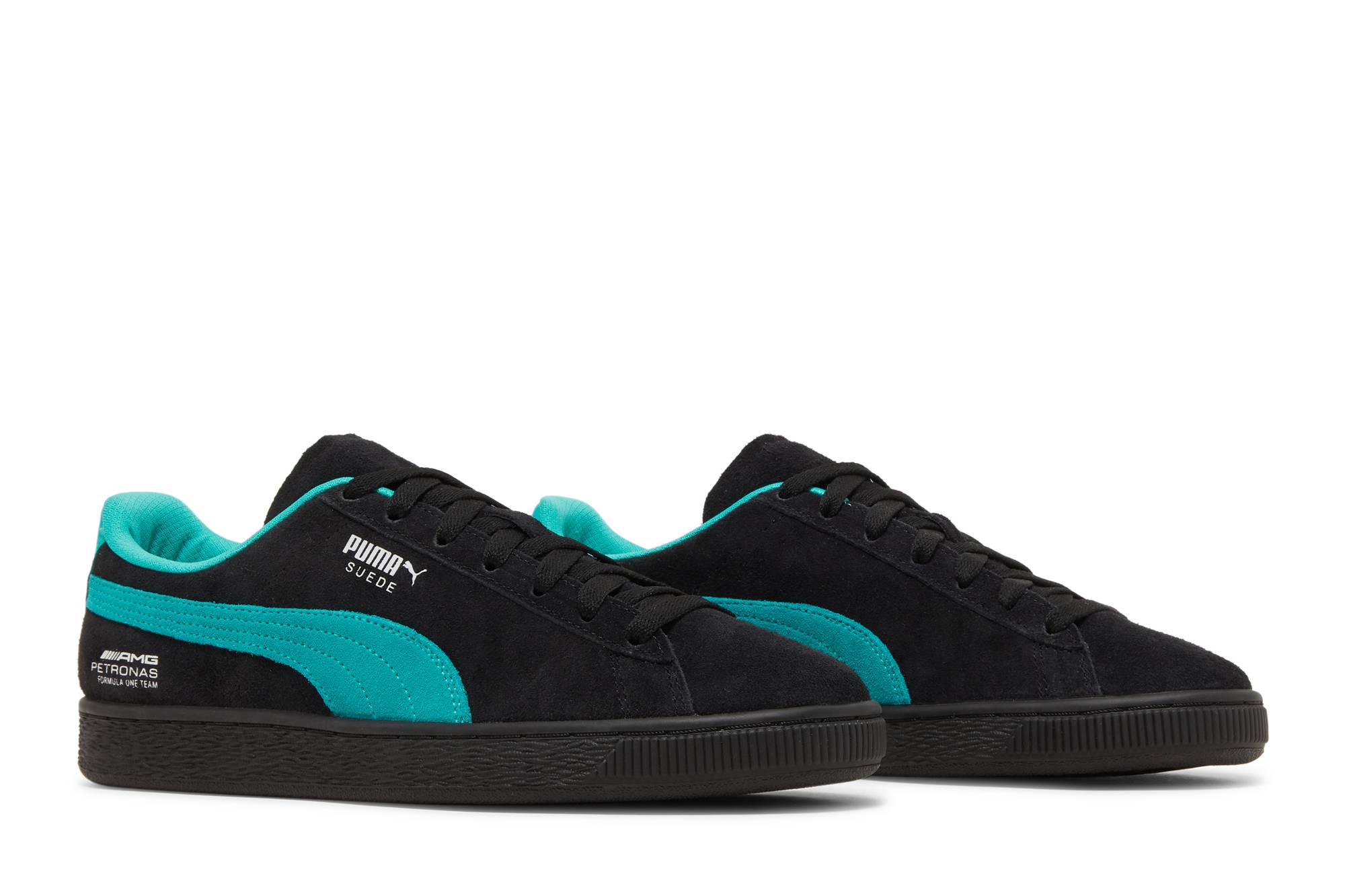 Buy Mercedes-AMG Petronas F1 x Puma Suede 'Black Spectra Green' 307131 ...