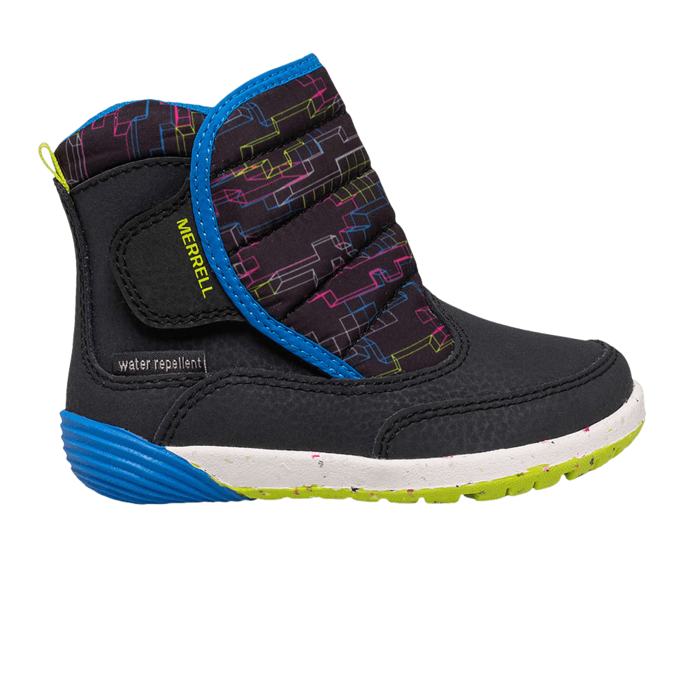 (Grade School) Merrell Bare Steps Puffer Little Kid 'Carbon Multi-Color ...