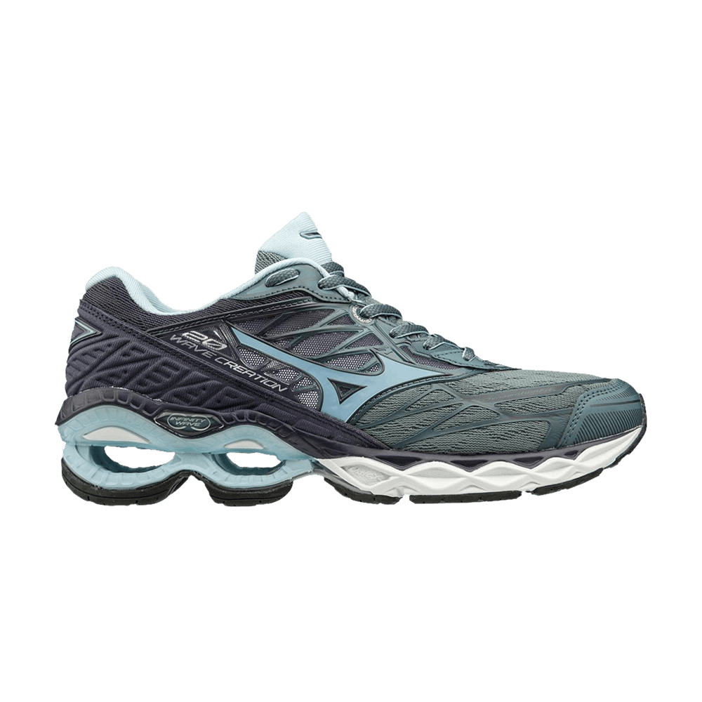 (Women) Mizuno Wave Creation 20 'Graphite Cool Blue' 411061-9G5H ...