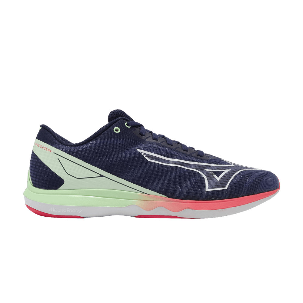 Beli Mizuno Wave Shadow 5 'Navy Blue Green' J1GC213025 - Novelship