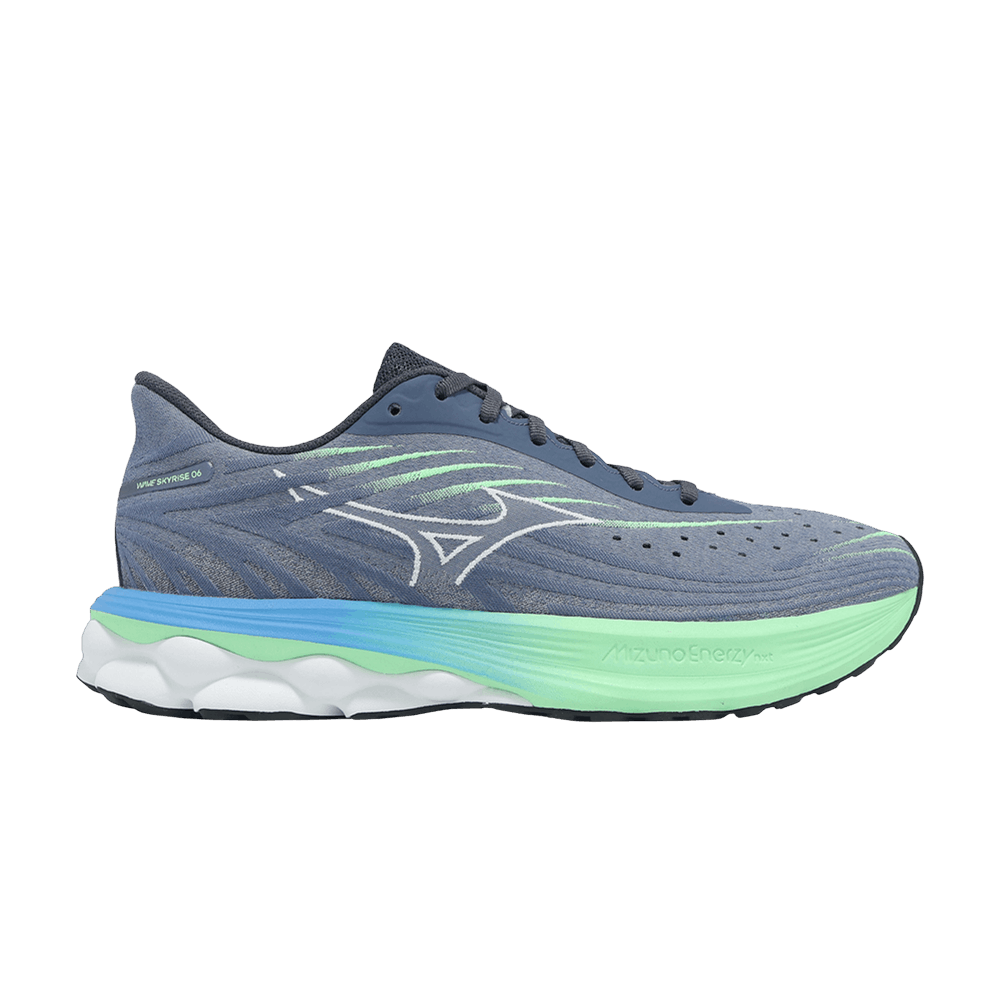 Buy Mizuno Wave Skyrise 6 'Vintage Indigo Neo Mint' J1GC250901 - Novelship