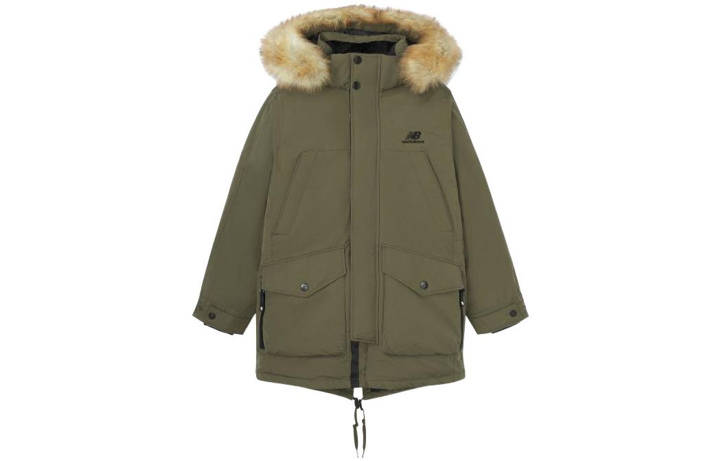 購買 New Balance 綠色長版羽絨連帽外套 男女通用款. NPC42963-GOV - Novelship