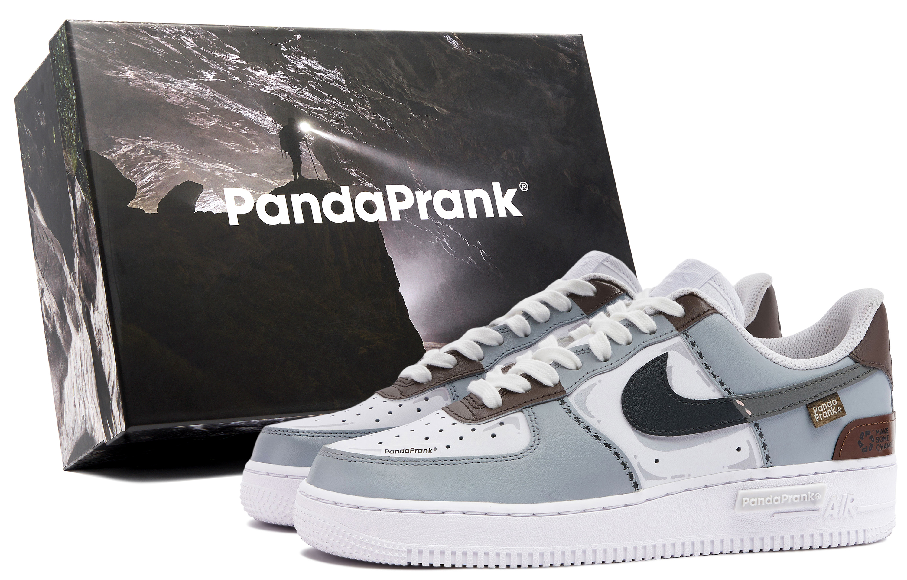 Nike Air Force 1 Low 'Panda Prank Jungle Crossing' CW2288-111-485078 ...