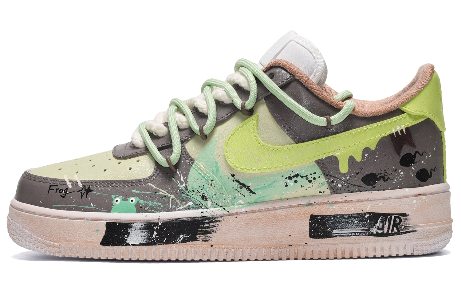 Buy Nike Air Force 1 Low 'Splatter Splat Frog' CW2288-111-471195 ...