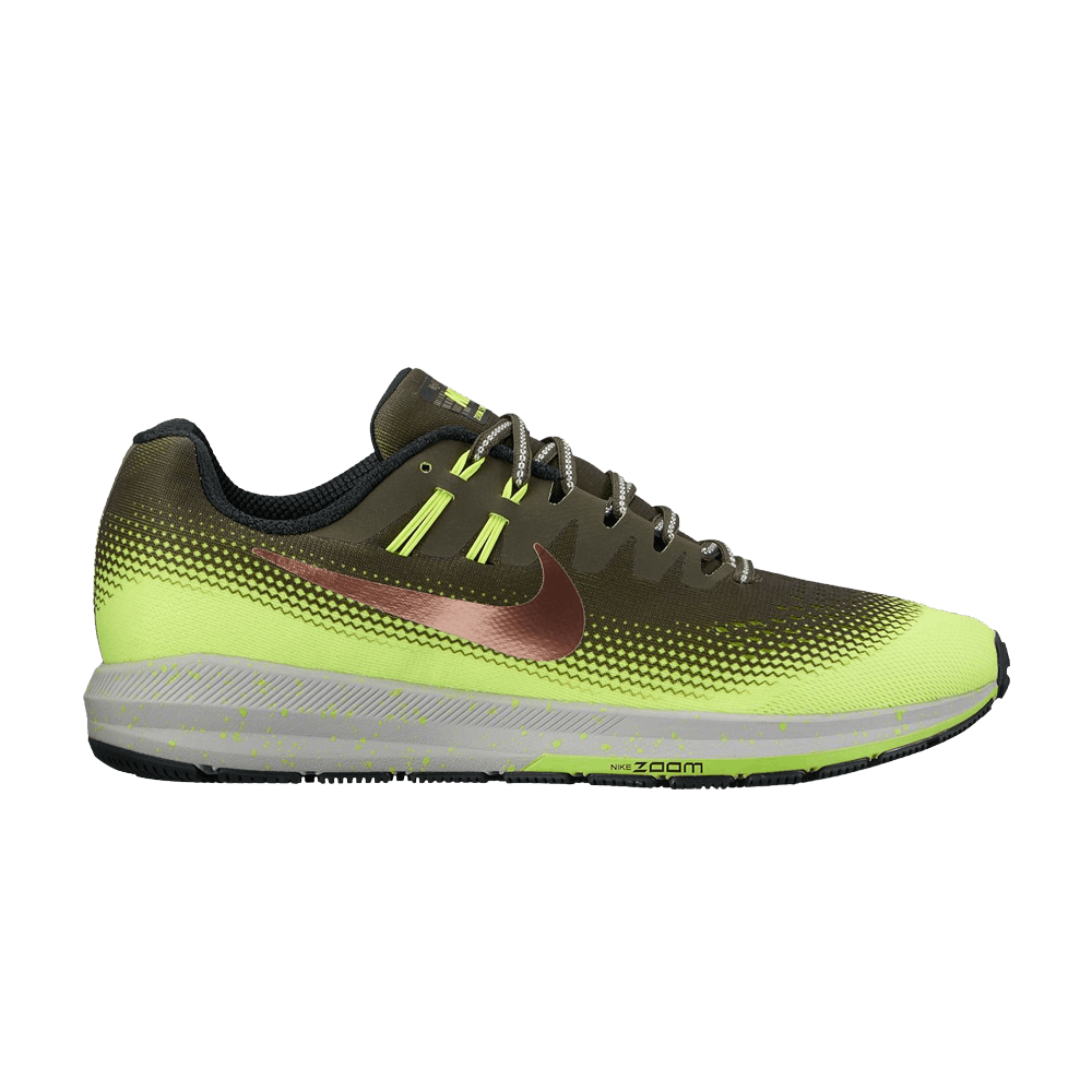 Nike Air Zoom Structure 20 Shield 'Cargo Khaki Volt' 849581‑300 ...