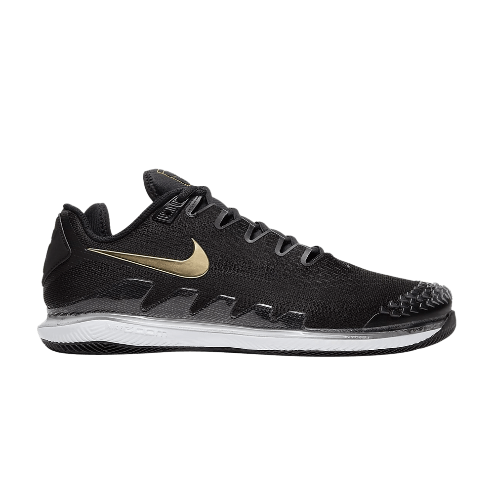 Nike Air Zoom Vapor X Knit 'Black Metallic Gold' AR0496-003 - AR0496 ...