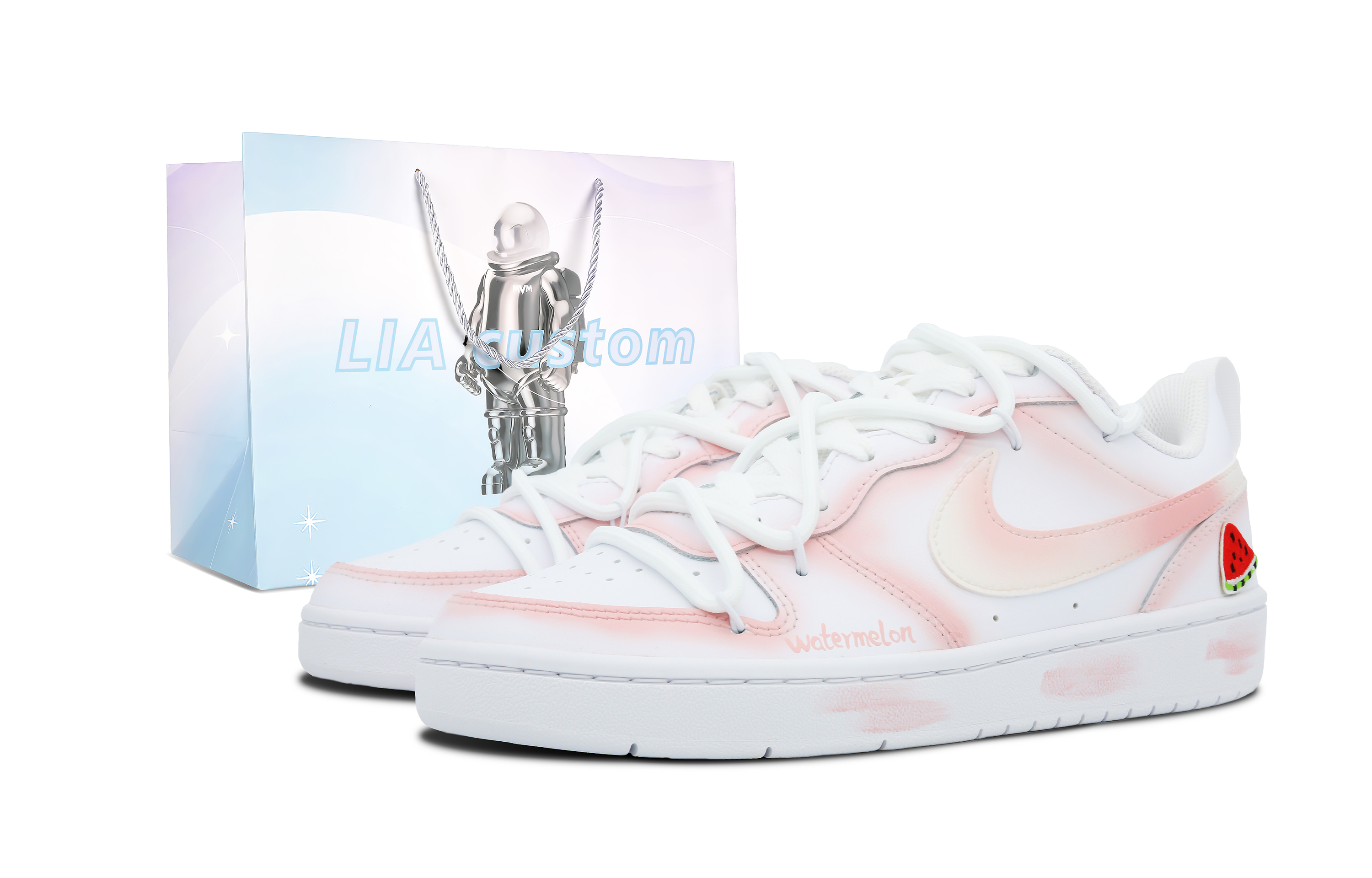 Nike Court Borough Low 2 'Watermelon Honey' BQ5448-100-483627 - BQ5448 ...