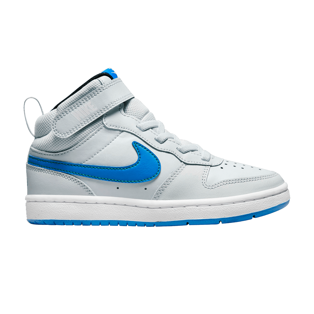 (Youth) Nike Court Borough Mid 2 'Pure Platinum Photo Blue' CD7783-012 ...