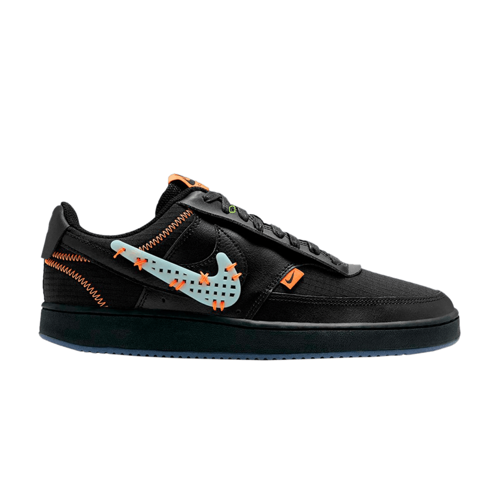 Nike Court Vision Low Premium 'Black Total Orange' CD5464‑004 - CD5464 ...
