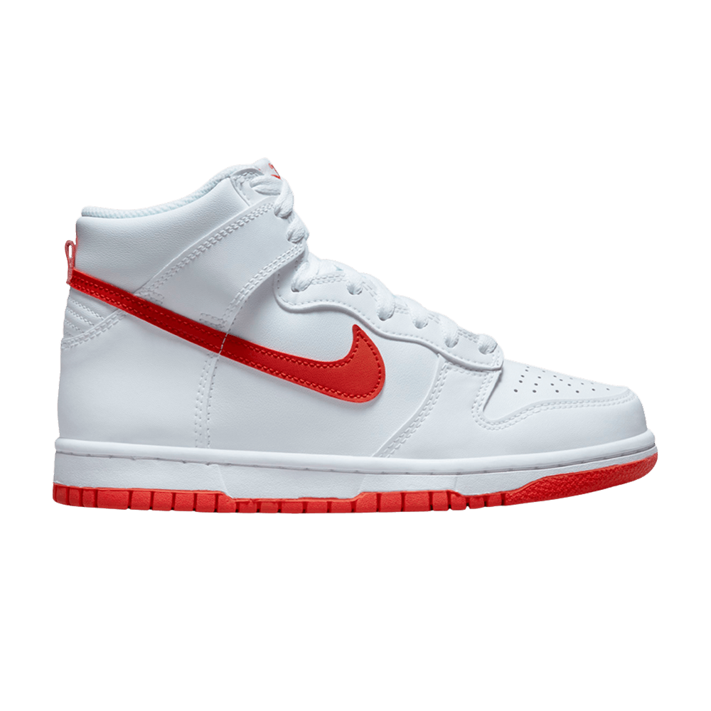 (Grade School) Nike Dunk High 'White Picante Red' DB2179‑111 - DB2179 ...