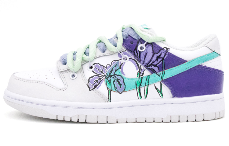 Buy Nike Dunk Low 'Tropical Twist Iris Van Gogh' CW1590-101(TeamNine ...