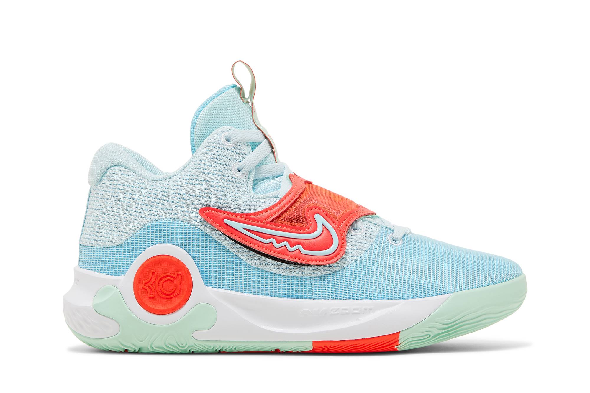 Nike KD Trey 5 X EP 'Blue Chill Bright Crimson Mint' DJ7554‑400 ...