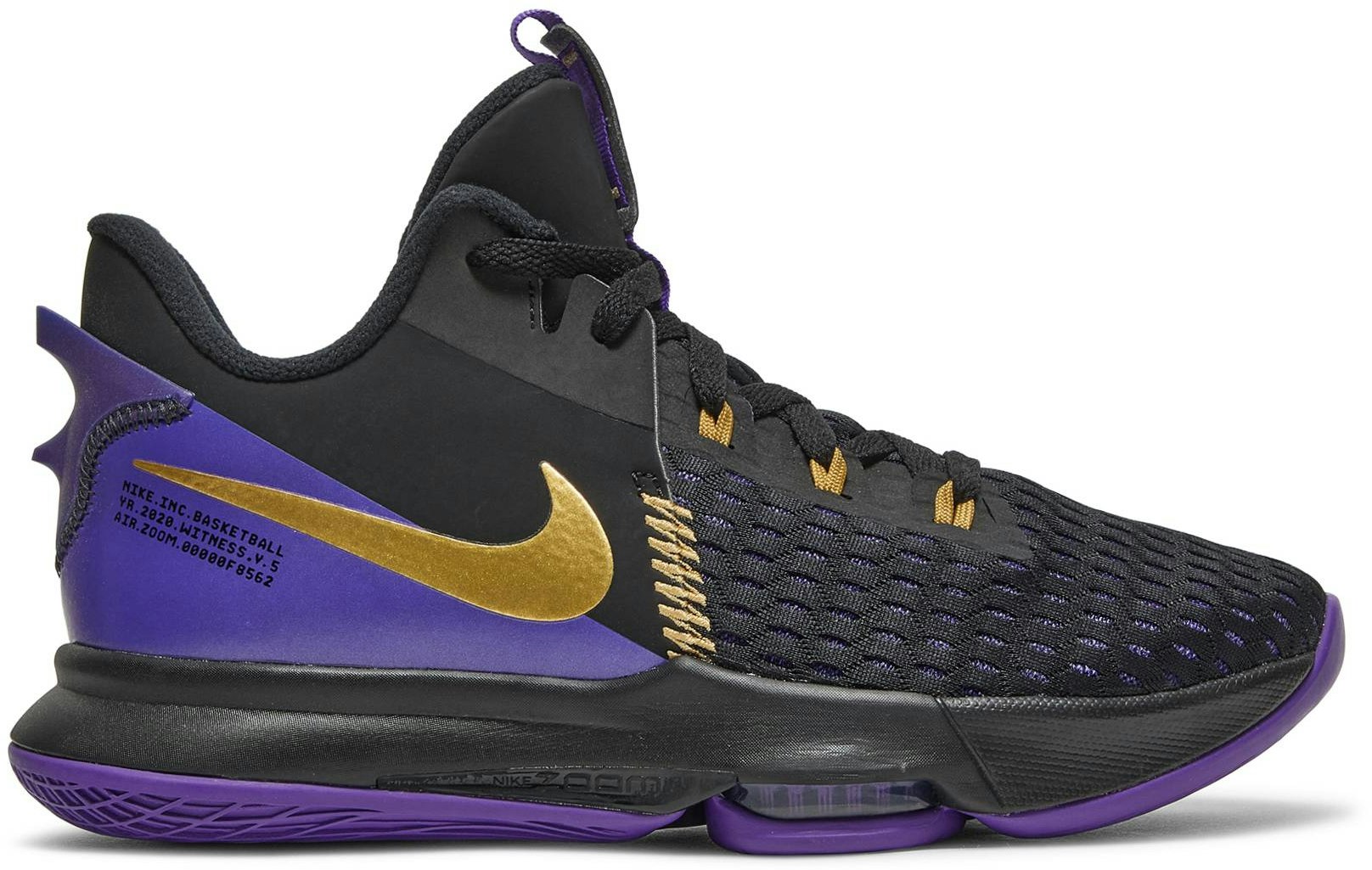 Buy Nike LeBron Witness 5 EP 'Lakers' CQ9381-001 - Novelship