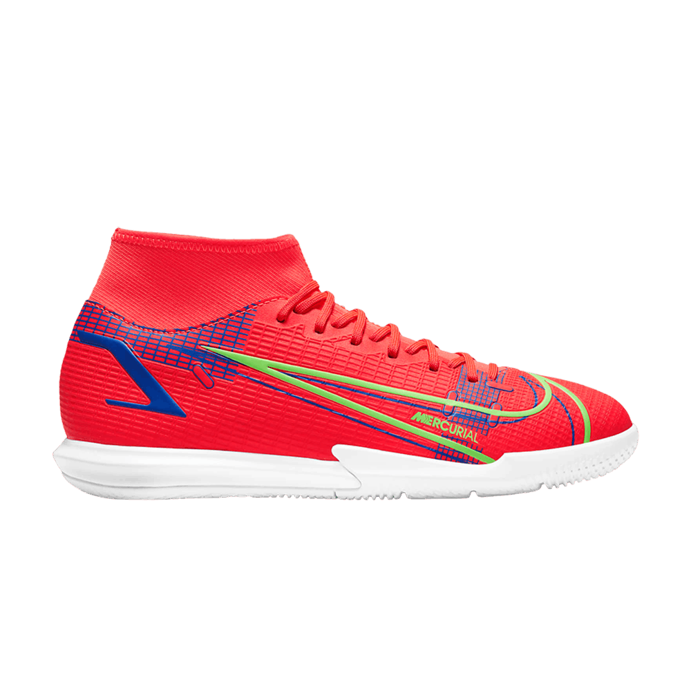 Nike Mercurial Superfly 8 Academy IC 'Bright Crimson Indigo Burst ...