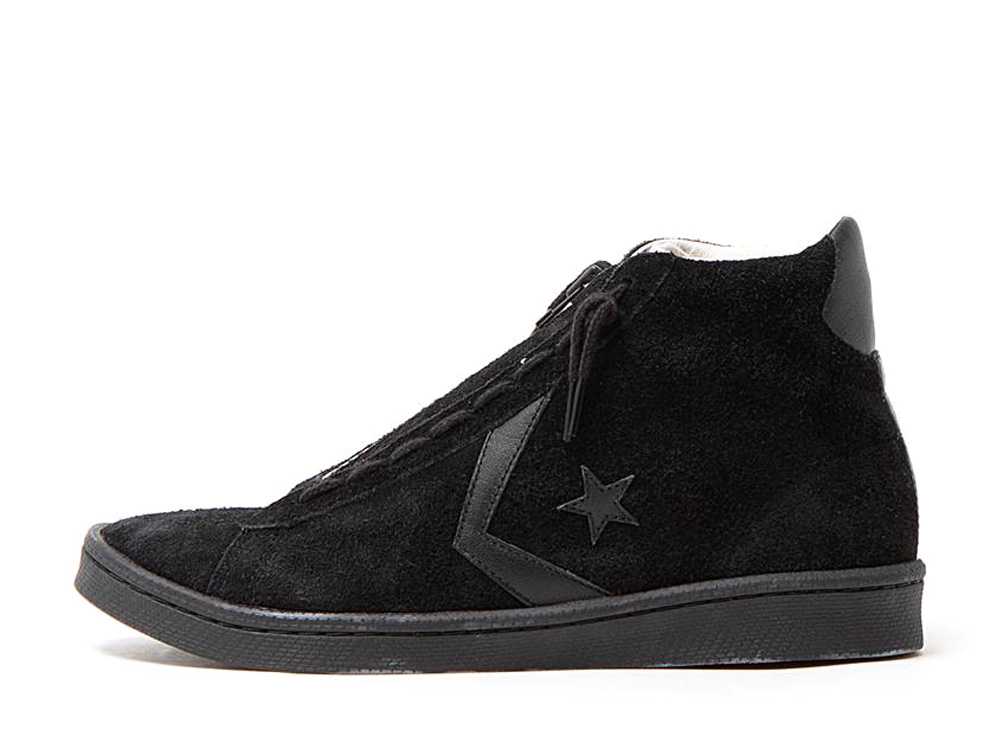 Buy NONNATIVE x Converse PRO-LEATHER HI 'BLACK' 34200460 - Novelship