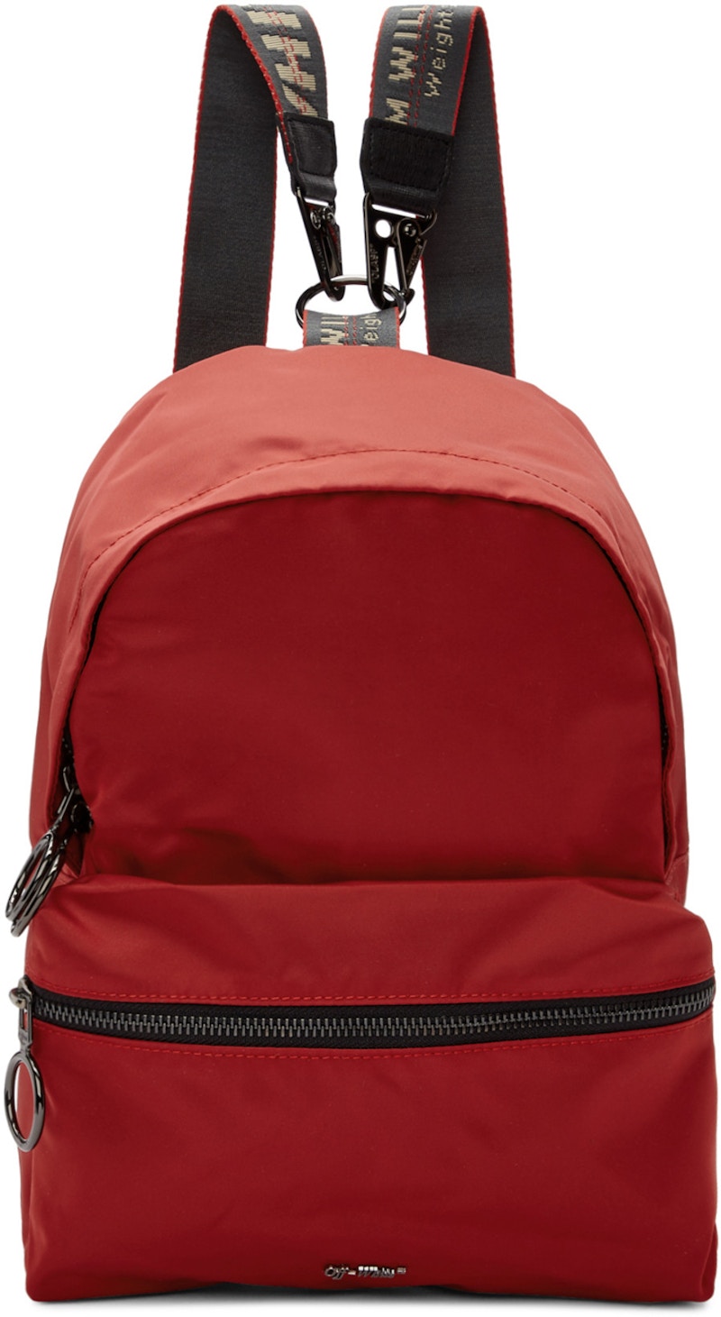 OFF-WHITE Backpack Nylon Mini Red - Novelship