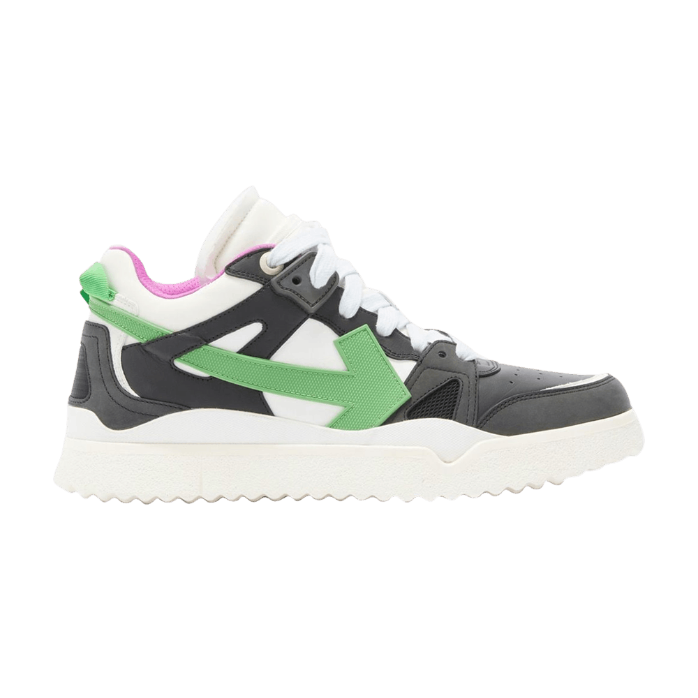 Off‑White New Mid Sponge 'Black White Green' OMIA234S22LEA001‑0155 ...