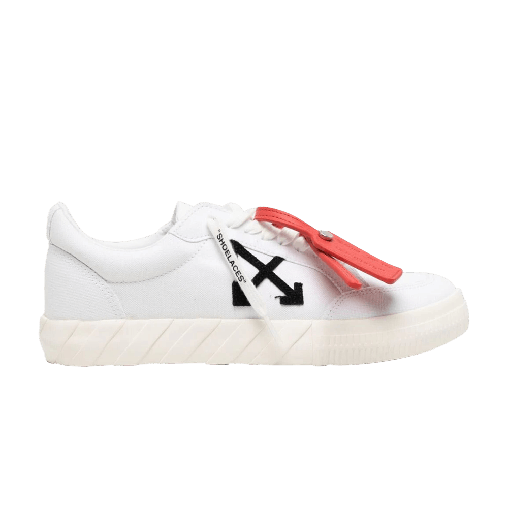 Off‑White Vulc Sneaker 'White Black Red' OMIA085C99FAB007‑0110 ...
