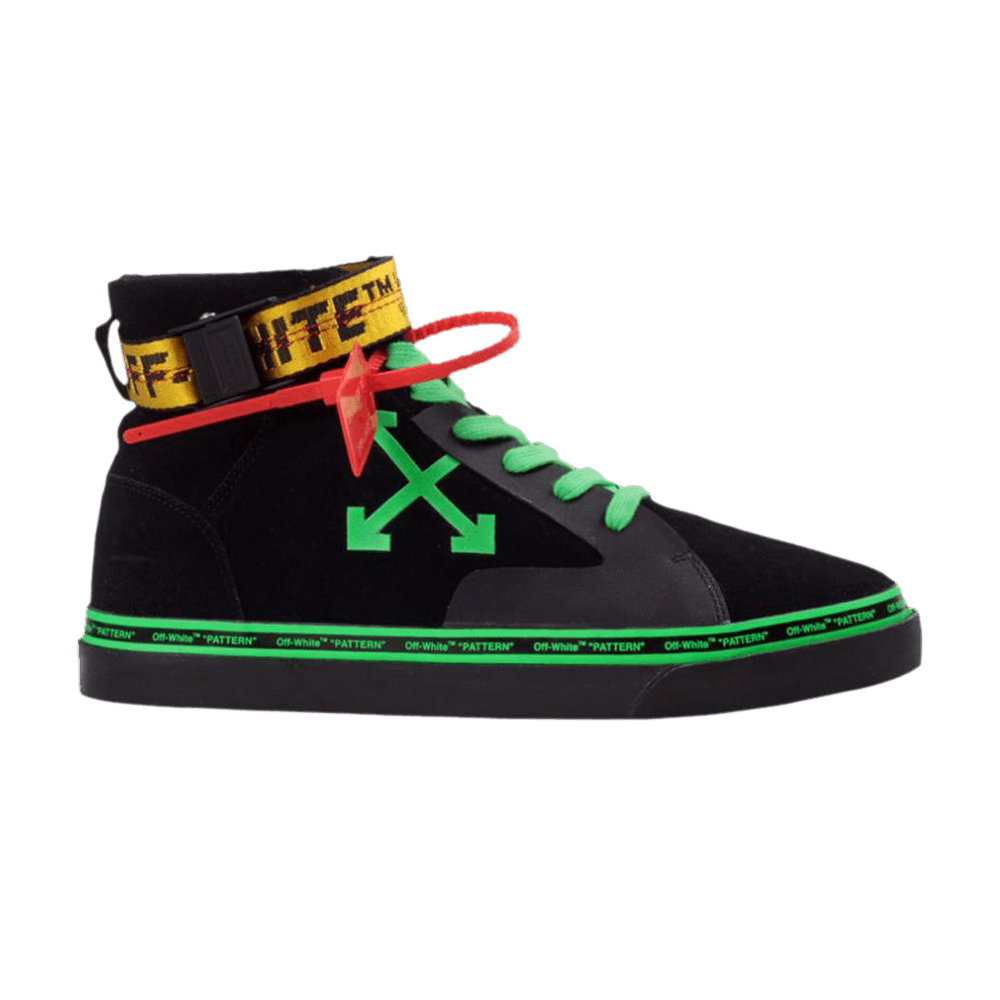 Off-White Vulc Sneaker Mid 'Black Green' OMIA116S19B43034-1040 ...