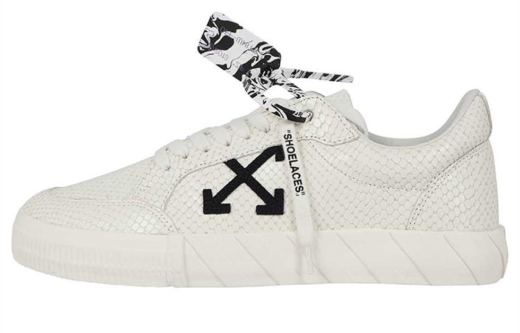 Off‑White Vulcanized 'White Snake' OMIA085S21LEA0030110 ...
