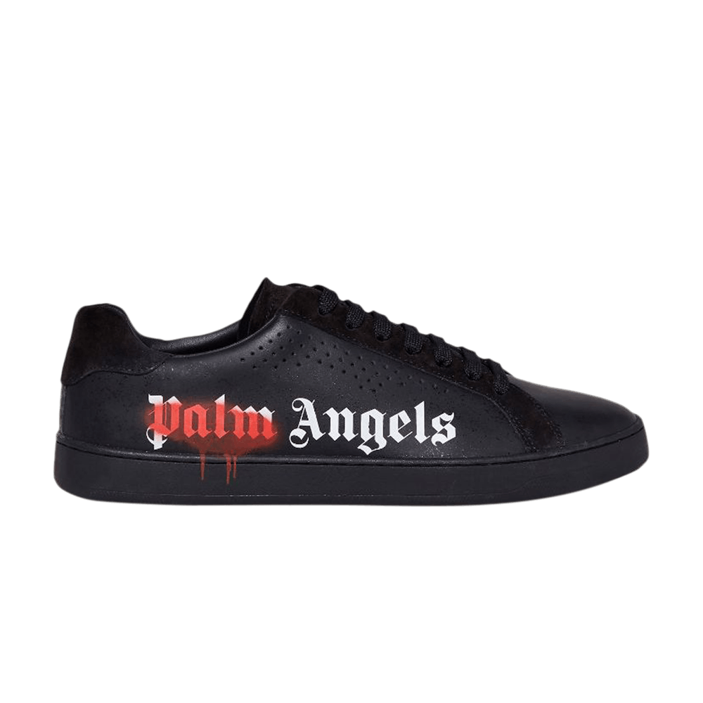 Buy Palm Angels New Tennis 'Spray Paint - Black Red' PMIA057S21LEA001 ...
