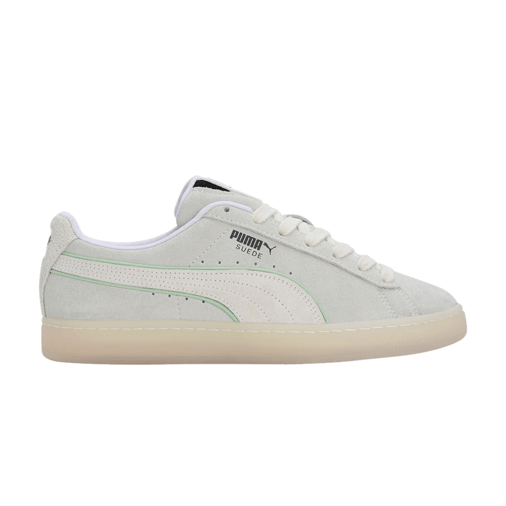 Beli Palm Tree Crew x Puma Suede 'Warm White Green' 394626-01 - Novelship