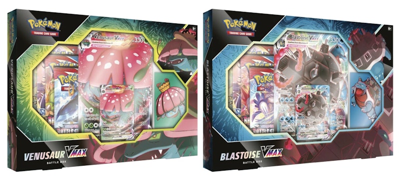 Pokémon TCG Blastoise VMAX/ Venusaur VMAX Battle Box Bundleを購入 - Novelship