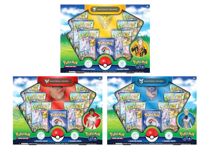 Pokémon TCG Pokémon GO Special Collection Team Instinct/Team Mystic ...