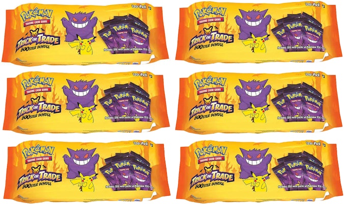 Pokémon TCG Trick or Trade Halloween Booster Bundle (120 Packs) 6x Lot ... Pokémon TCG Trick or Trade Halloween Booster Bundle (120 Packs) 6x Lot ...