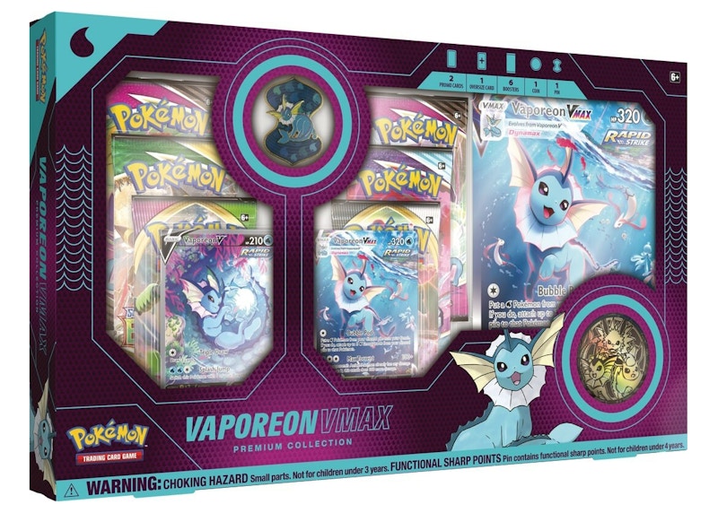 Pokémon TCG Vaporeon V VMAX Premium Collection Box (US Version)を購入 ...