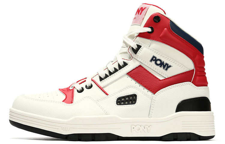 Buy PONY High Top 'White Red' 14U1M101RD - Novelship