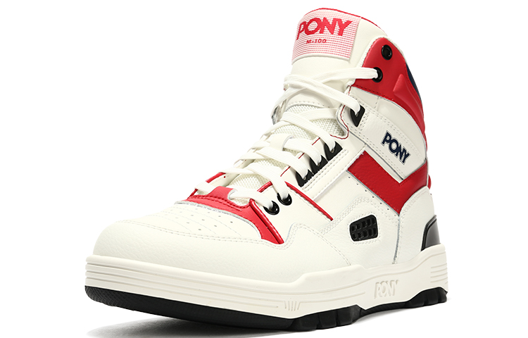 PONY High Top 'White Red' 14U1M101RD - 14U1M101RD - Novelship