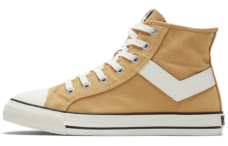 Buy PONY High-Top Canvas Shoes Khaki 02M1SH02KK - Novelship