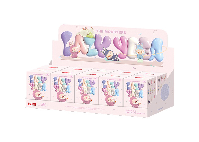 Pop Mart Labubu The Monsters Lazy Yoga Series Figures Sealed Case (10 ...