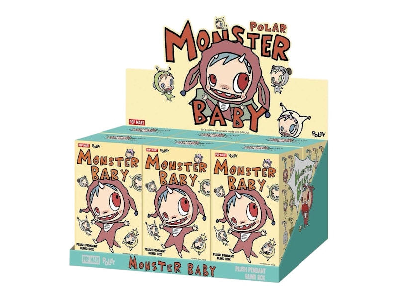Buy Pop Mart POLAR Monster Baby Collection Series Plush Pendant Ver.1 ...