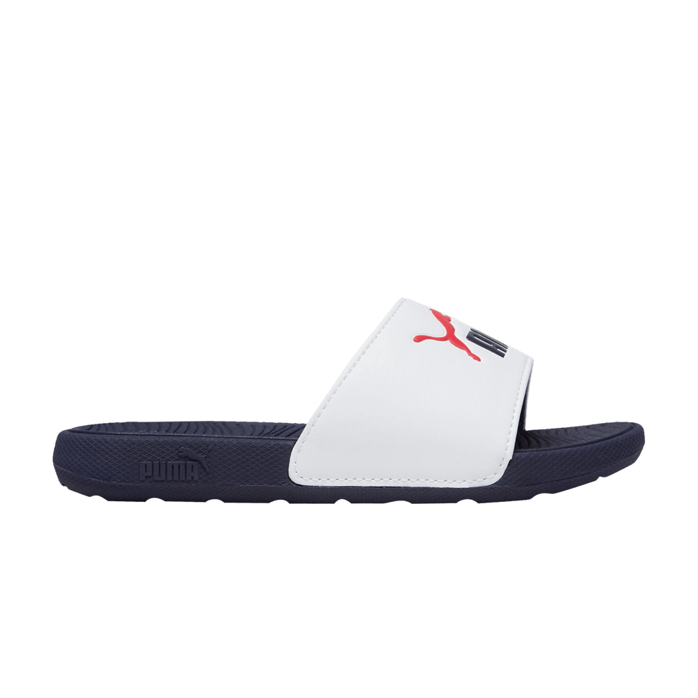 (Grade School) Puma Cool Cat 2.0 Slide Little Kid 'White Navy' 390884 ...