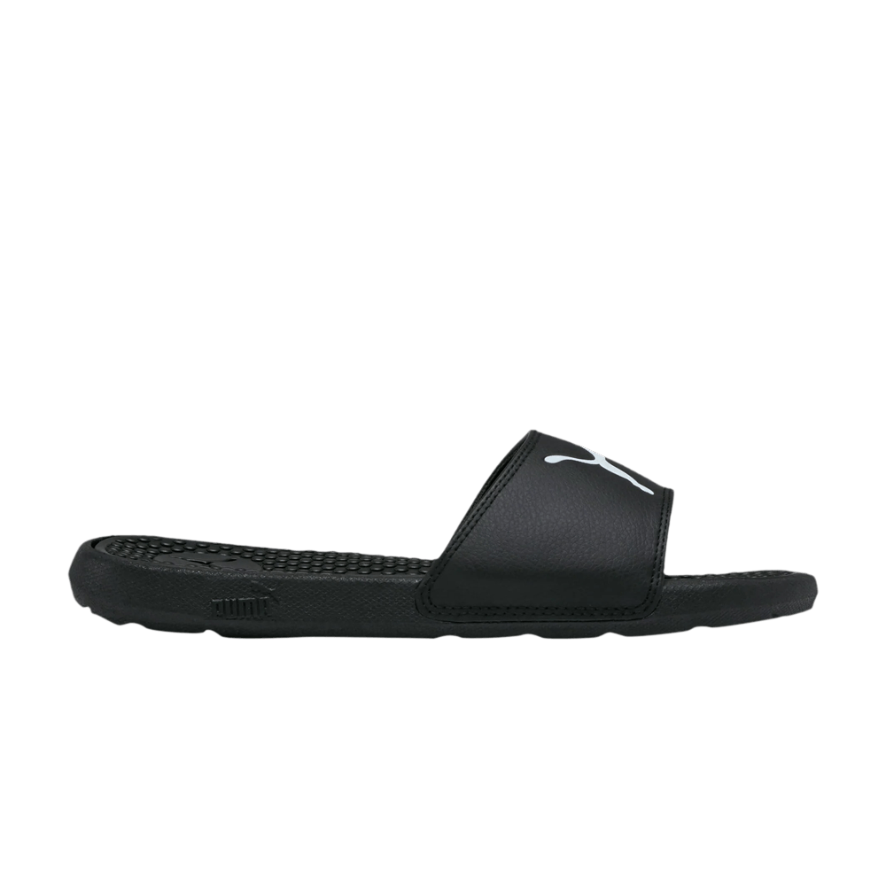 (Women) Puma Cool Cat Sport Slide 'Black White' 371016‑04 - 371016-04 ...