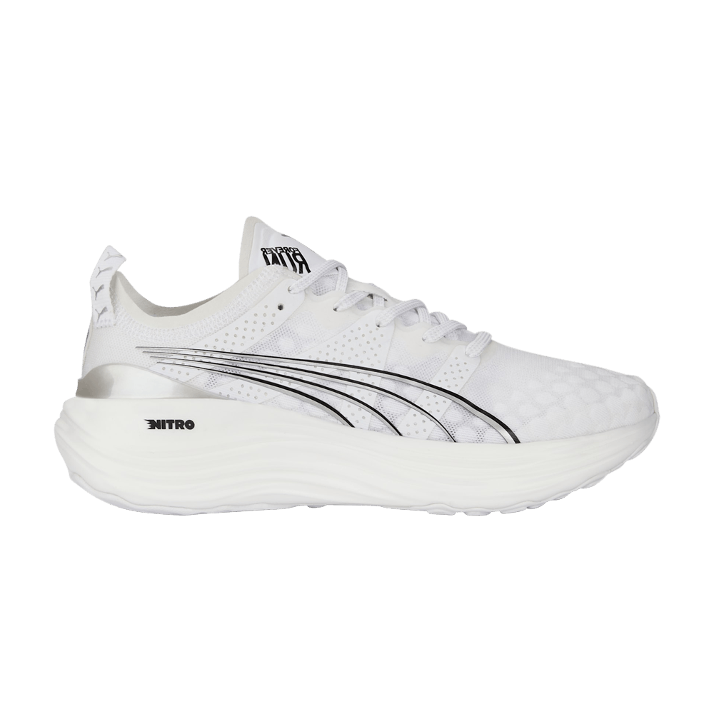 (Women) Puma ForeverRun Nitro 'White Black' 377758-06 - 377758-06 ...