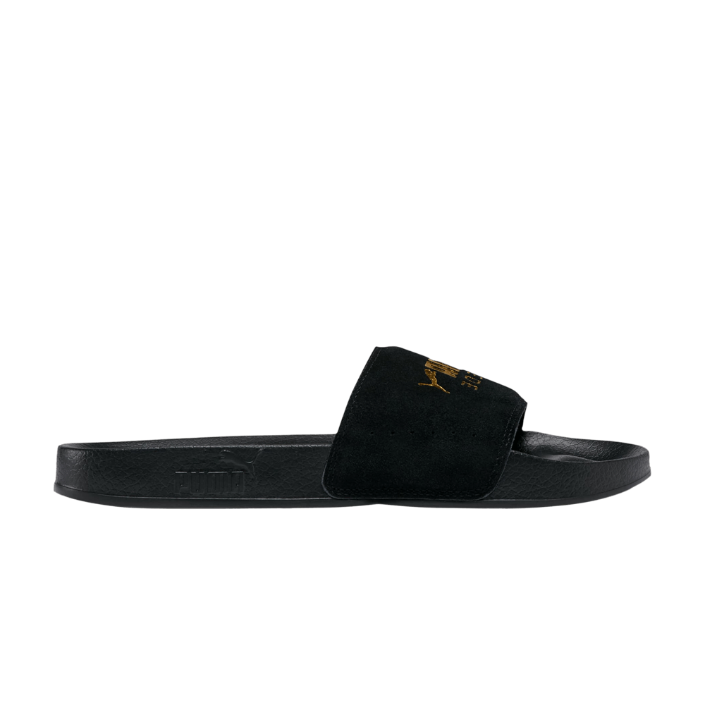 Puma Leadcat Suede Slide 'Black Team Gold' 365758-01 - 365758-01 ...