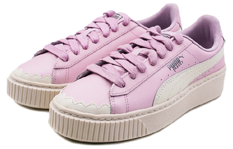Buy (Women) Puma Basket Platform Scallop 'Pink' 366723-02 - Novelship