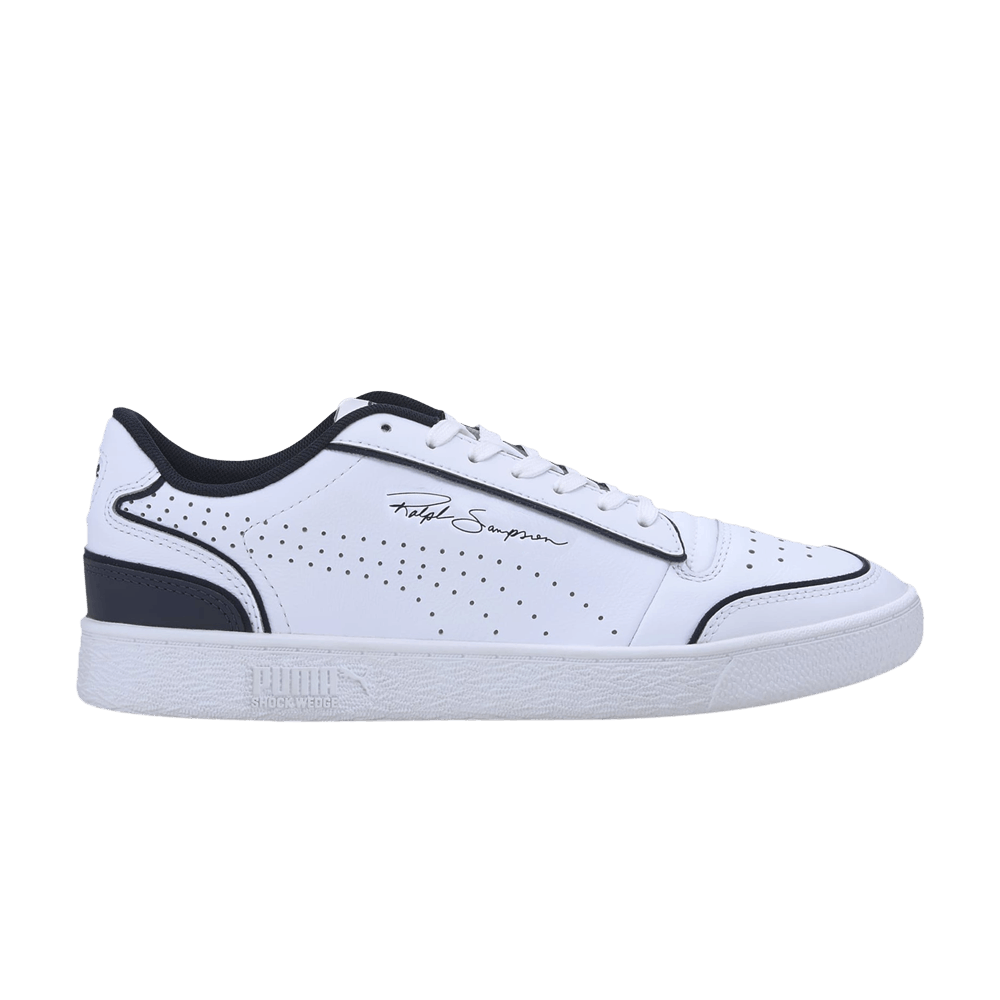 Puma Ralph Sampson Low Perforated Outline 'White Peacoat' - 374070-03 ...