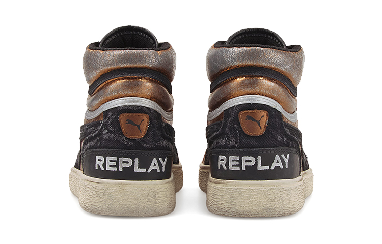 Buy Puma Ralph Sampson Retro Skateboarding Shoes Brown Unisex 385289-01 ...