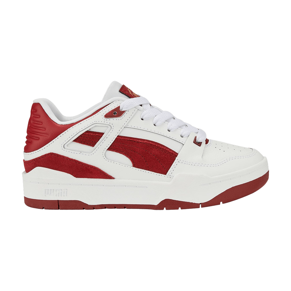 (Grade School) Puma Slipstream Suede FS 'White Intense Red' 388683‑02 ...