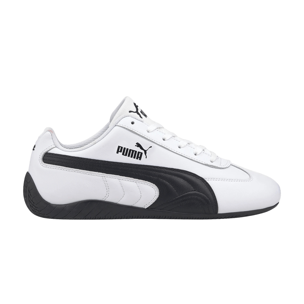 Puma Speedcat Shield Leather 'White Black' - 387054-01 - Novelship