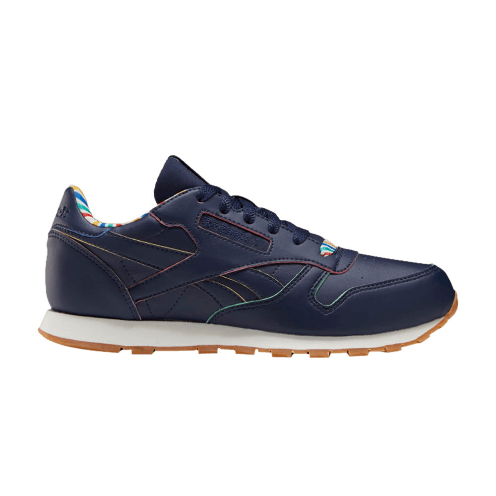 (Grade School) Reebok Classic Leather 'Colorful Stripe' FW6117 - FW6117 ...