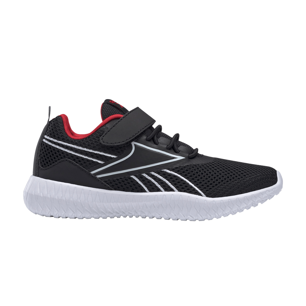 (Grade School) Reebok Flexagon Energy Velcro 'Black Vector Red' FZ4923 ...