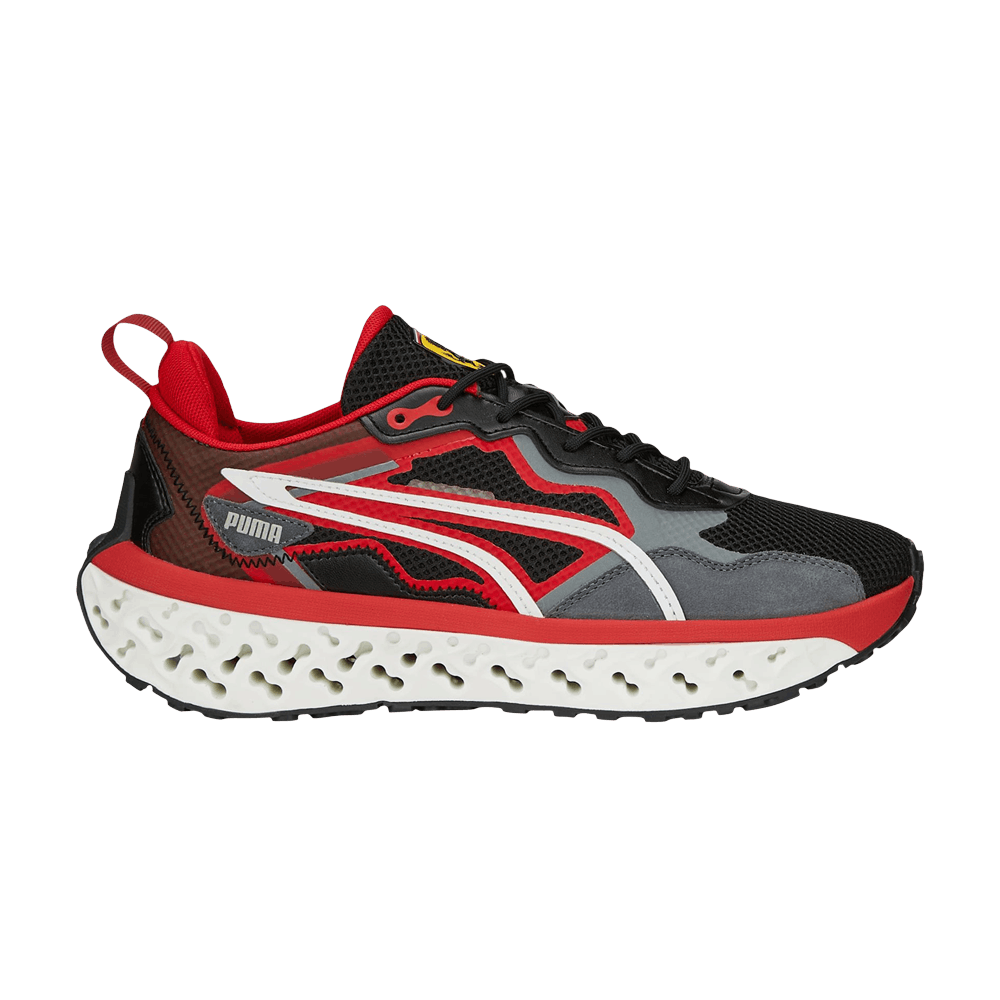 Scuderia Ferrari x Puma XETIC Sculpt 'Black Rosso Corsa' 307579-01 ...