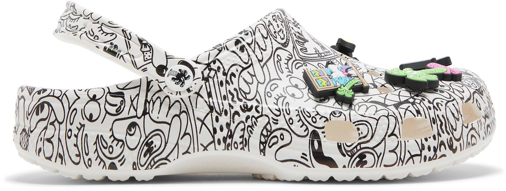 Buy Steven Harrington x Crocs Classic Clog 'Quickstrike - White Black ...