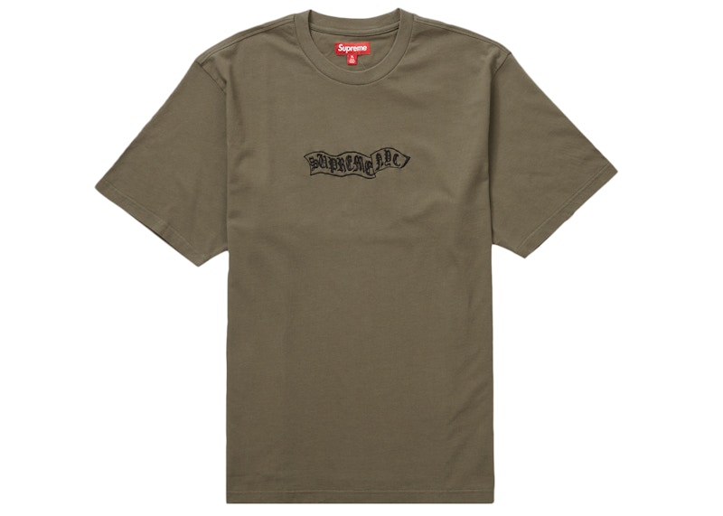 Supreme Banner S/S Top Olive 구매하기 - 노블쉽